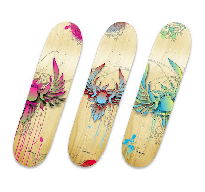 500+ Cool Skateboard Designs | Design Inspiration | PSD Collector