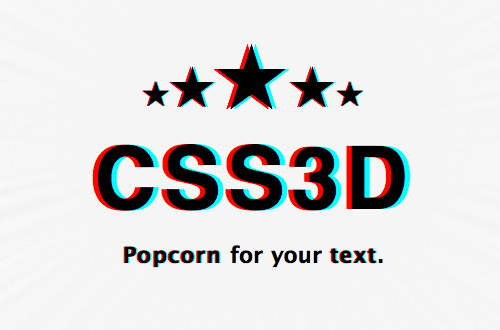12 Striking CSS3 Typography Experiments | Design Inspiration | PSD ...