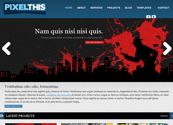 25 Awesome XHTML/CSS/ HTML5 Website Templates | Mow Design | Graphic ...