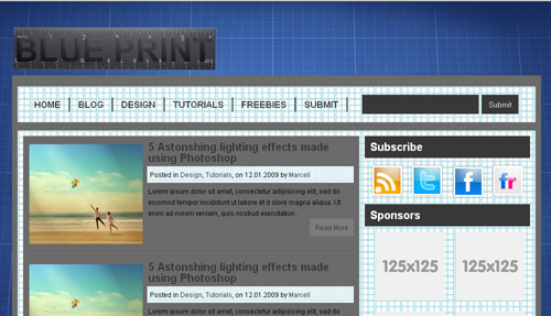 Convert PSD To (X)HTML : 19 Best Tutorials | Design Inspiration | PSD ...