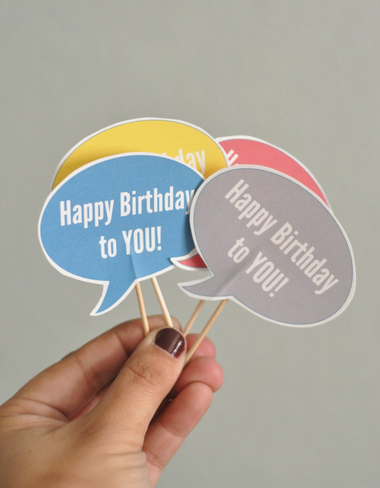 Birthday Bubbles - Thirty Handmade Days