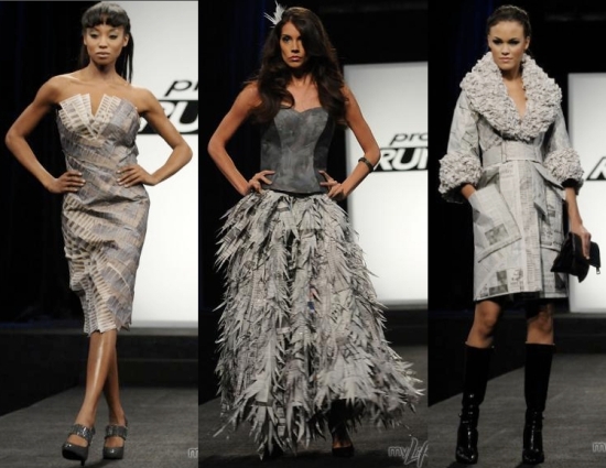 picturespost: Recycled Fashion: Beautiful Newspaper Dresses