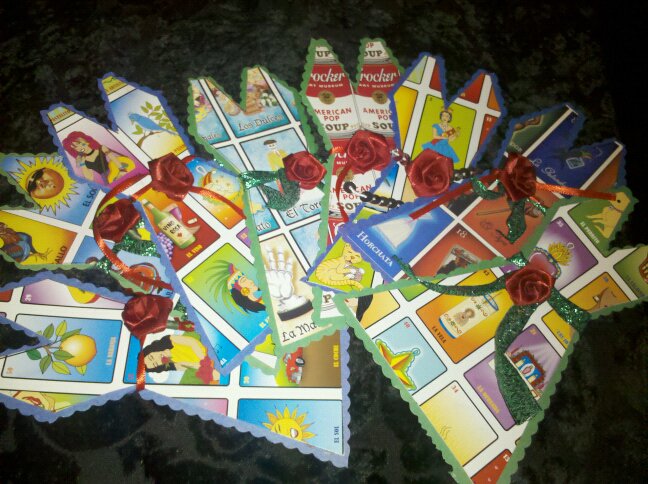 iLoveToCreate Blog: Sweet Loteria Dress Notecard/Gift Card Tutorial