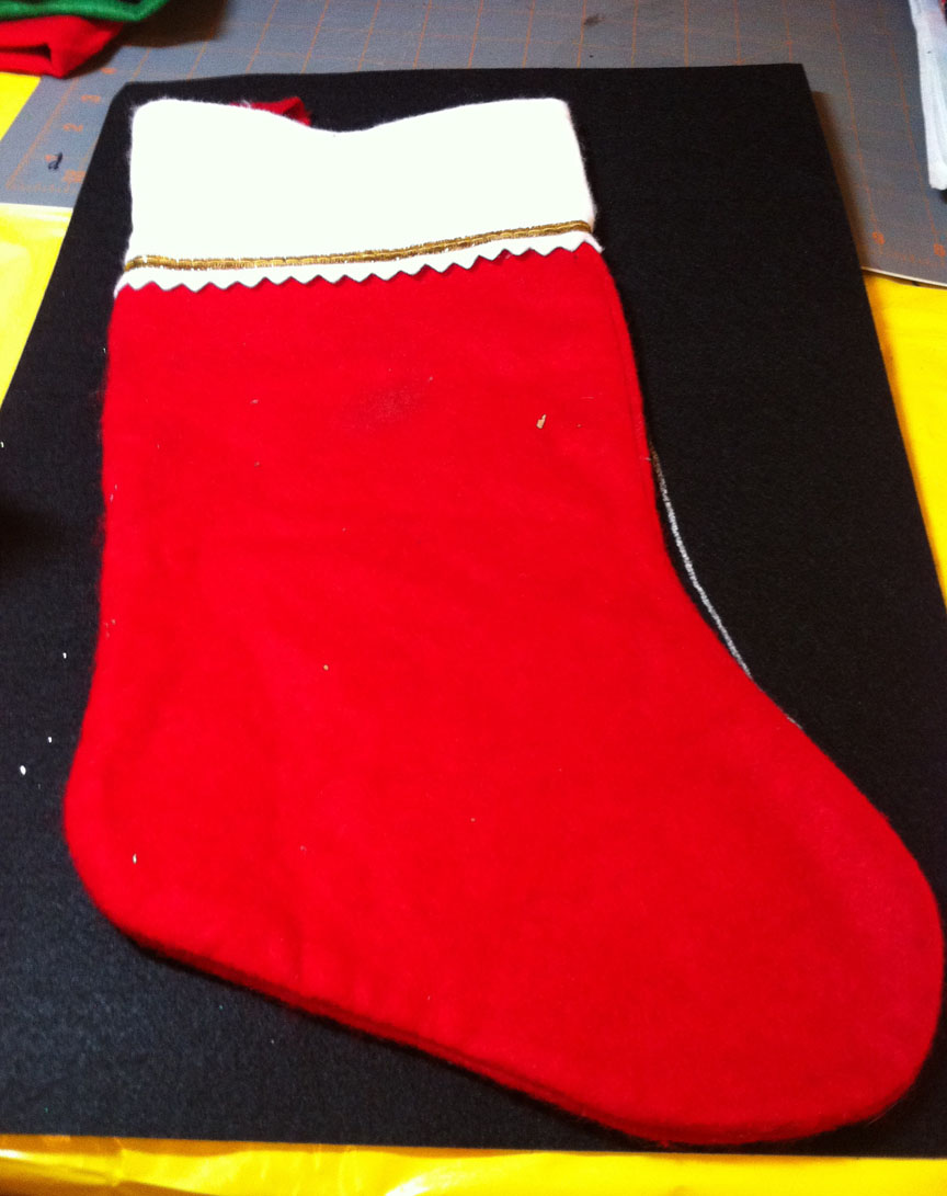 T-Shirt Christmas Stockings - Crafty Chica