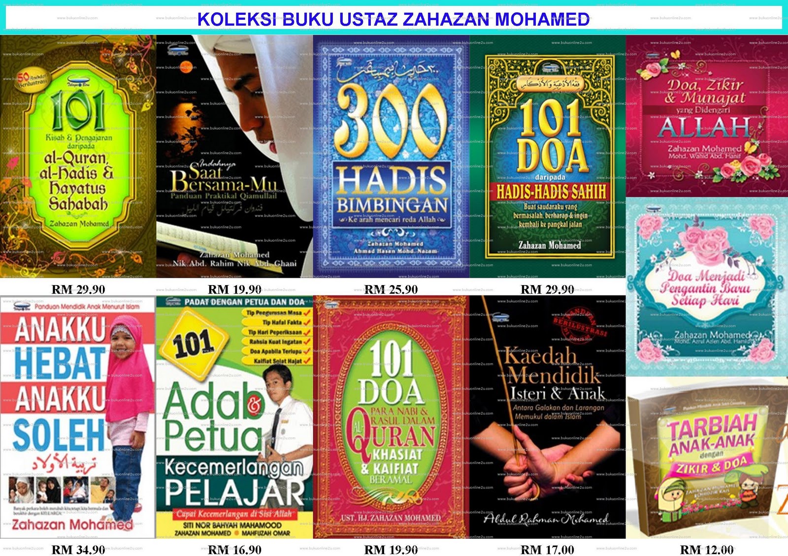 Beli Buku Online: Buku Ustaz Zahazan Mohamad