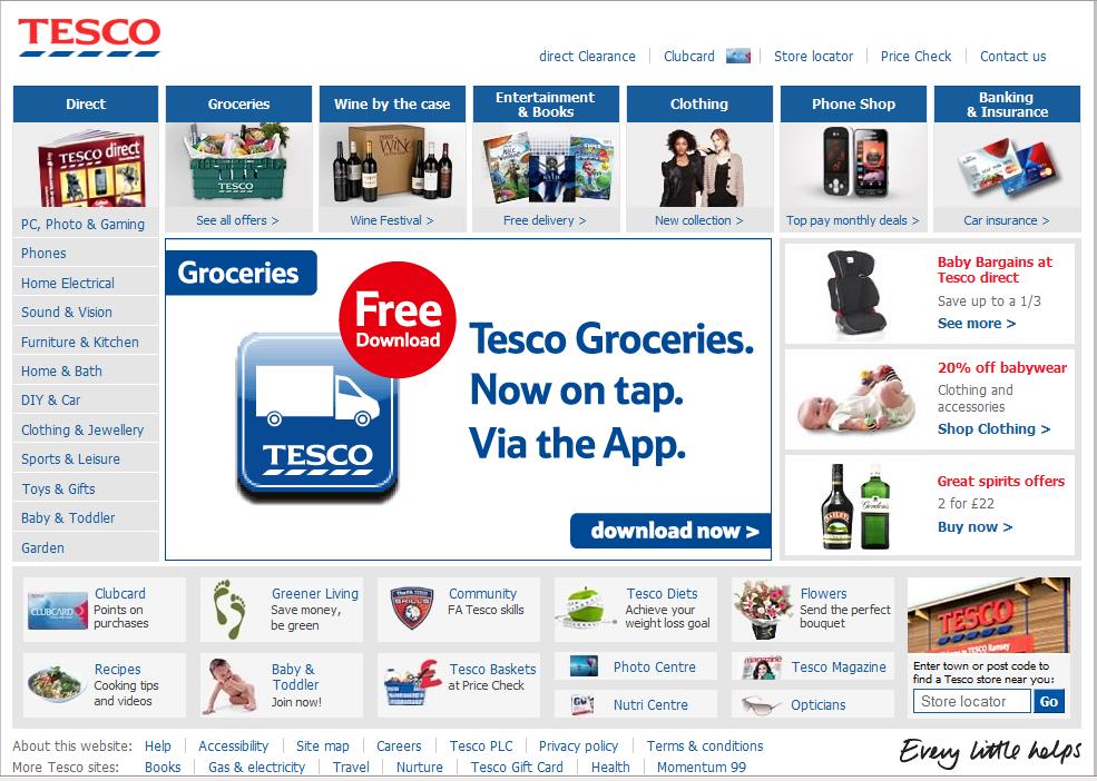 Jack T's ICT blog: E commerce site (Ebay/ Tesco)
