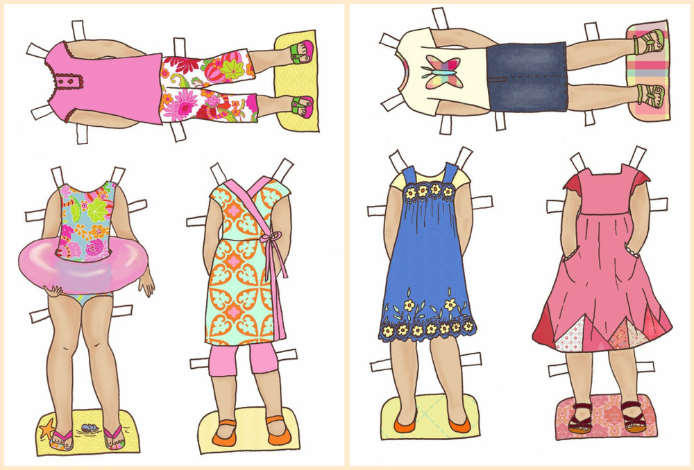 Reviews by Be Different...Act Normal: Mini Me Paper Dolls by Lily and ...