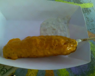 Iowa State Fair 2009 - Food On A Stick Challenge: Chicken Lips On A Stick