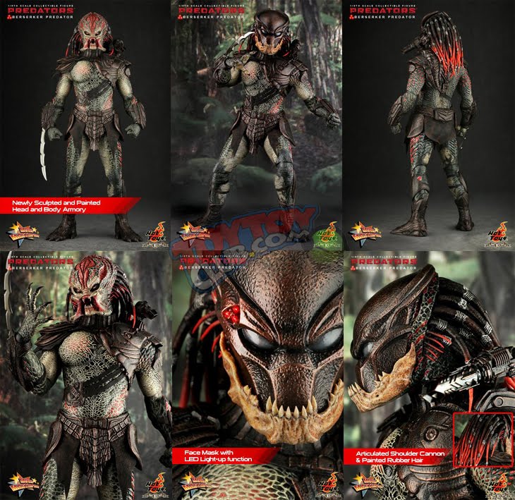 ToyToyClub.com: Hot toys Berserker Predator Collectible Action Figure