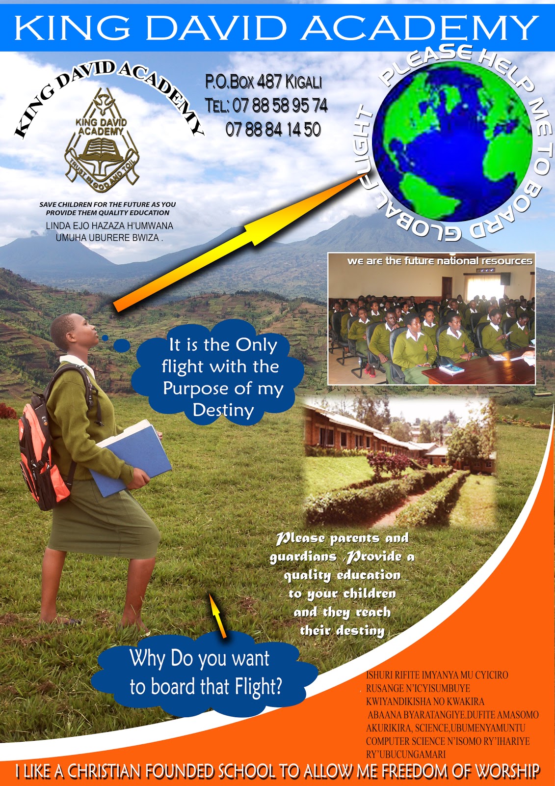 KING DAVID ACADEMY: The Background of King David Academy