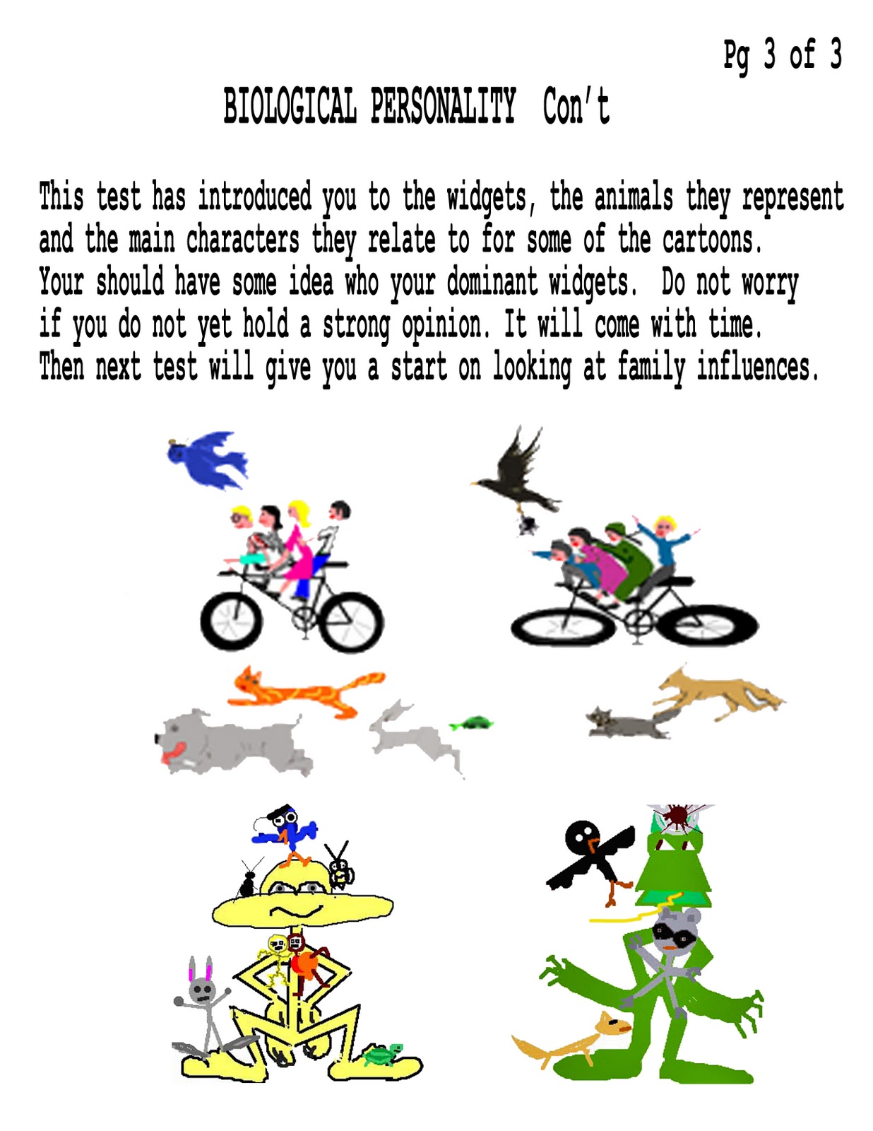 Psychotoons' Personality Test: Personality Test