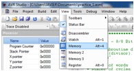 ELECTRONICA AVRSTUDIO 4: PROGRAMACION EN ASSEMBLER (AVR STUDIO4) No3
