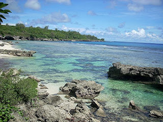 Hikes On Tinian: Tinian beach old Leprosy sanitarium site