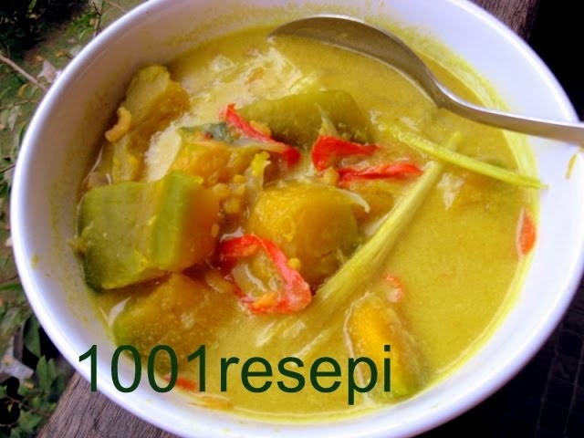 Sayur Labu Kuning Campur Ayam - Milo Radmilo