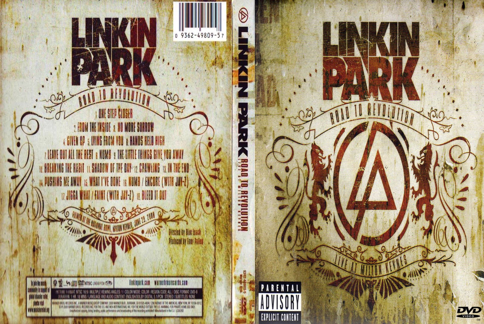 Capas Shows Internacional: Linkin Park - Road To Revolution