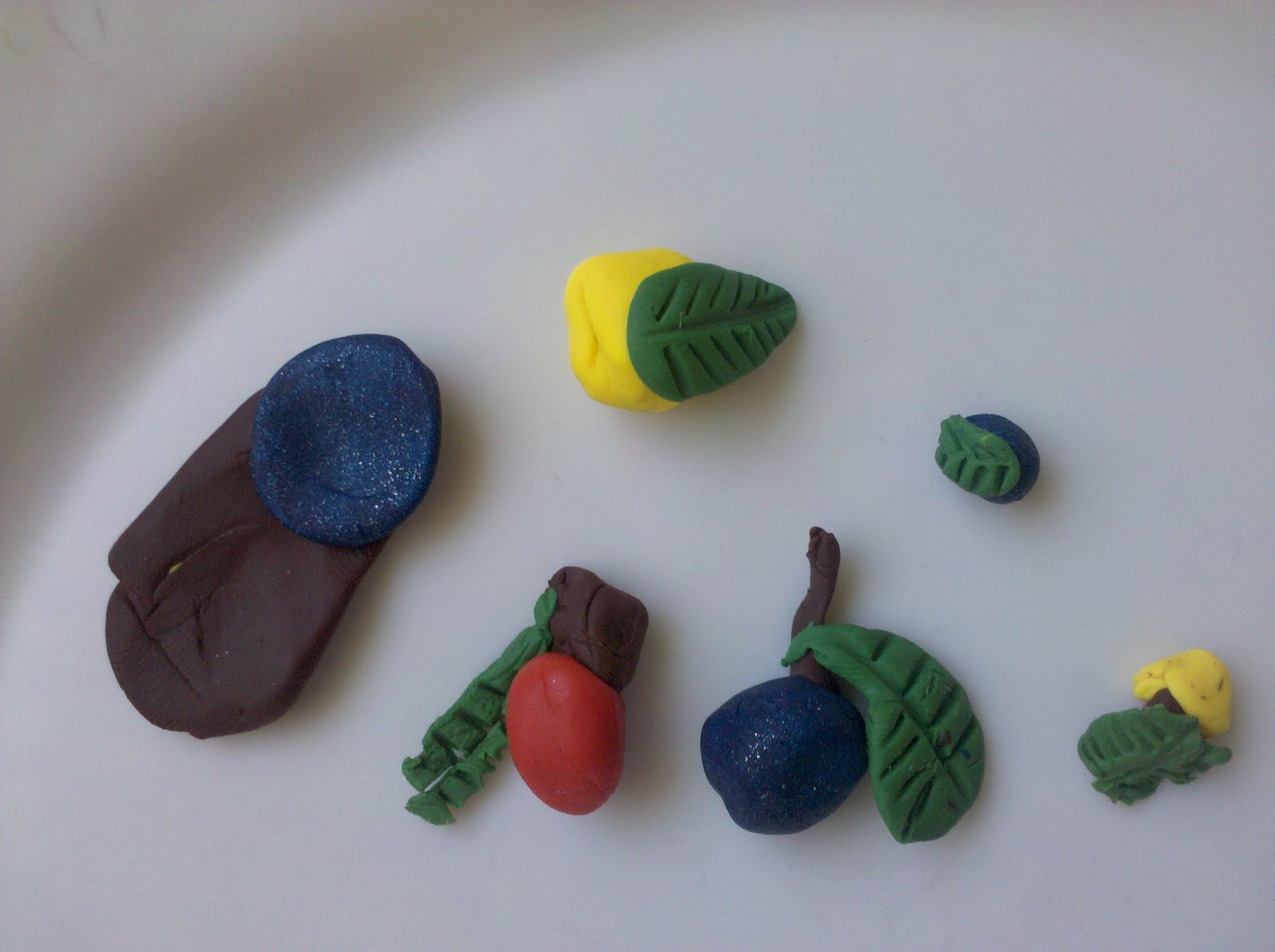Polymer Clay Fruit Food Picks | Insting Blogs