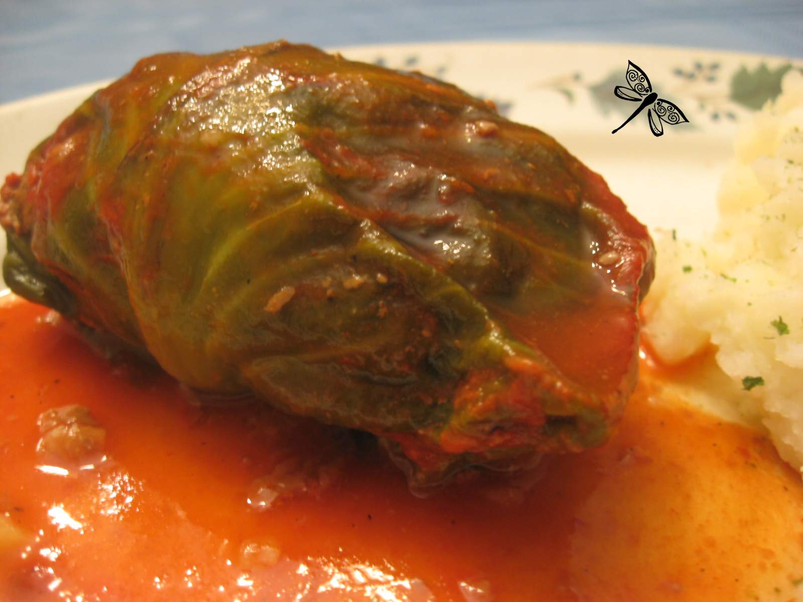 Libellule et ses spatules: Cigares aux choux