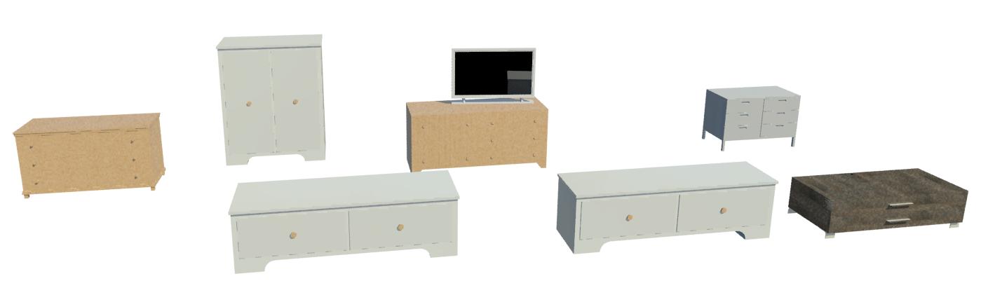 Revit Families for Architecture: Dressers