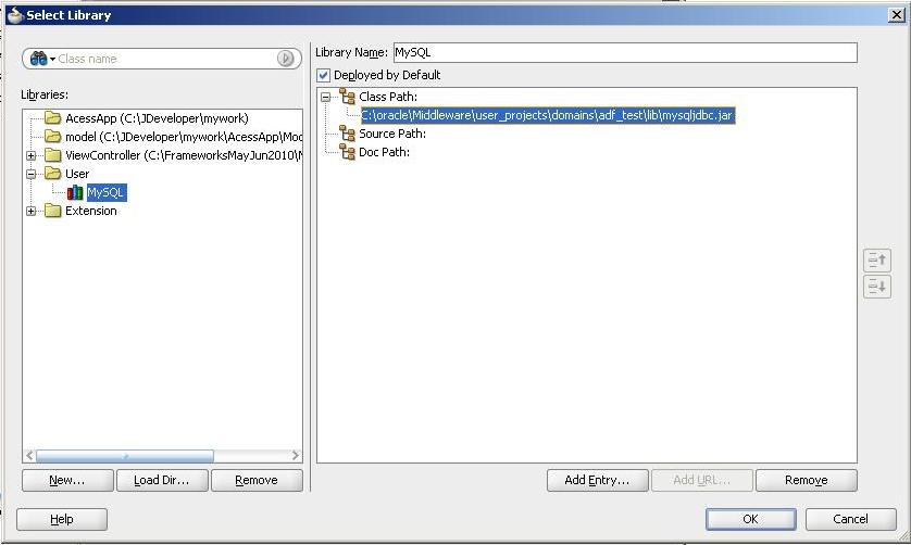 Zeeshan Baig's Blog: Connecting MySQL Database with Jdeveloper 11g Zeeshan Baig's Blog: Connecting MySQL Database with Jdeveloper 11g