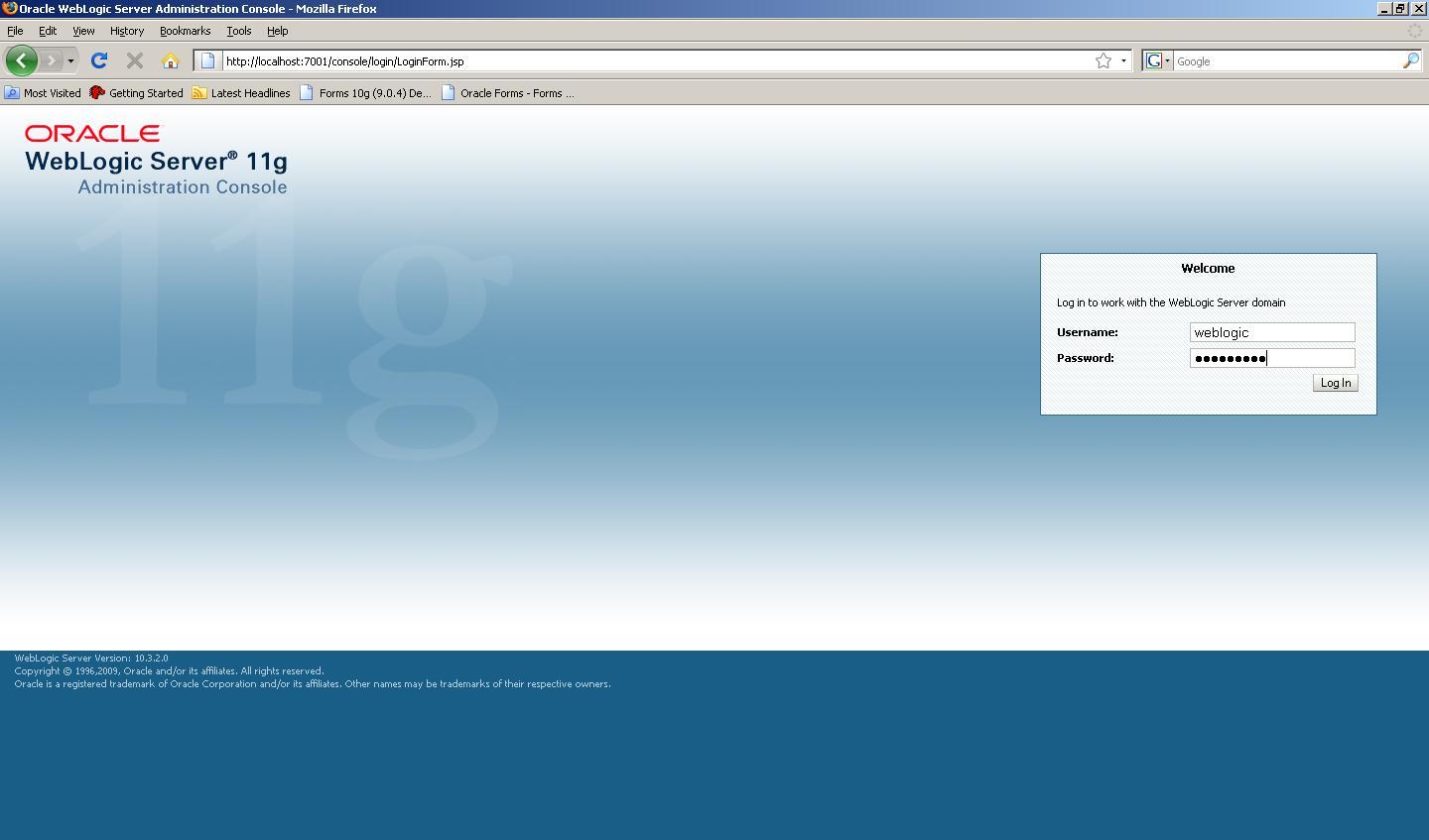 Zeeshan Baigs Blog Deploying Mysql Based Adf Application To Weblogic Server