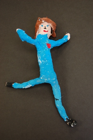 super happy art class: Gesture Sculptures