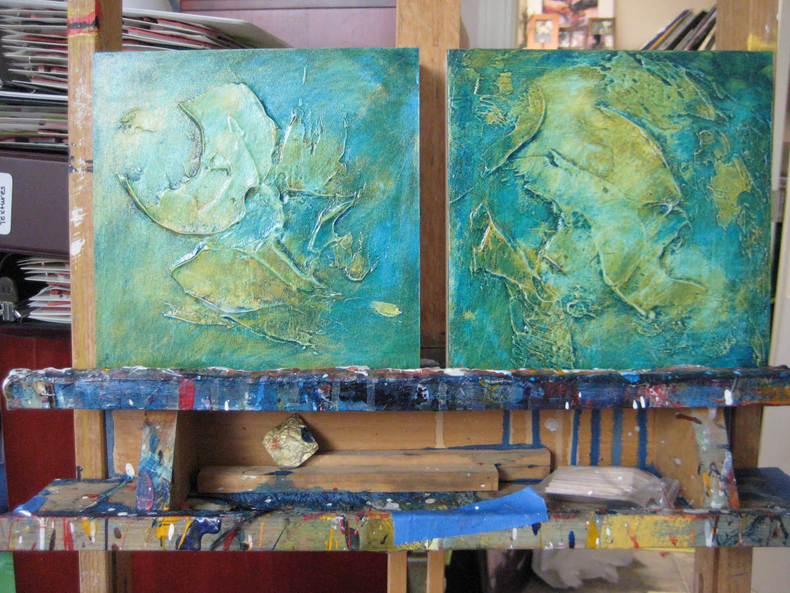 Joe Martino Abstract Art: new small square paintings