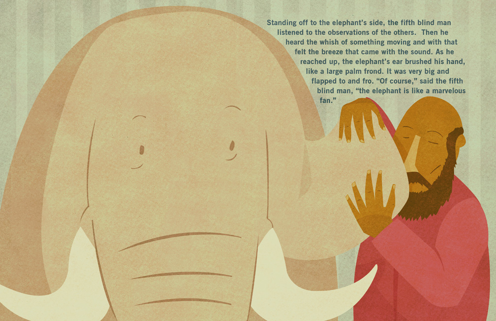 A Temporary Space.: The Blind Men and the Elephant.