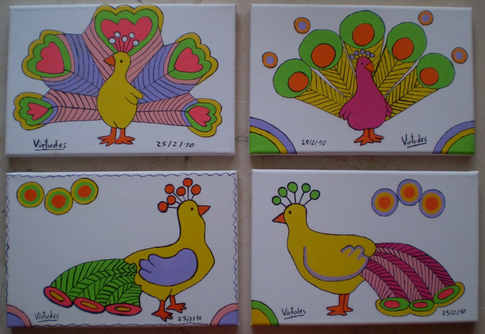 alegría y color: EL PAVO REAL
