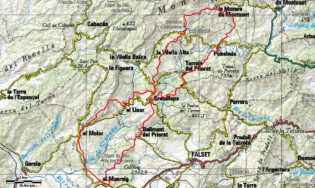 BTT PELS VOLTANTS DE SALOU....: PRIORAT INTENS