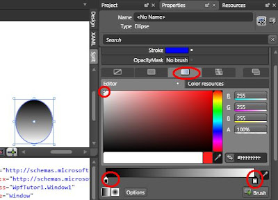 WPF & Silverlight Tutorial: ลองสร้างวงกลมบน WPF และการไล่เฉดสี ตอนที่ 1