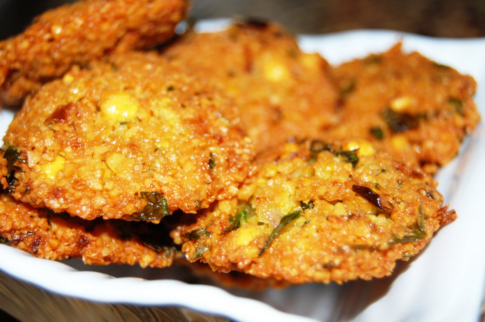 Anju's Kitchen Treasures: MASALA VADA (crispy lentil dumpling)