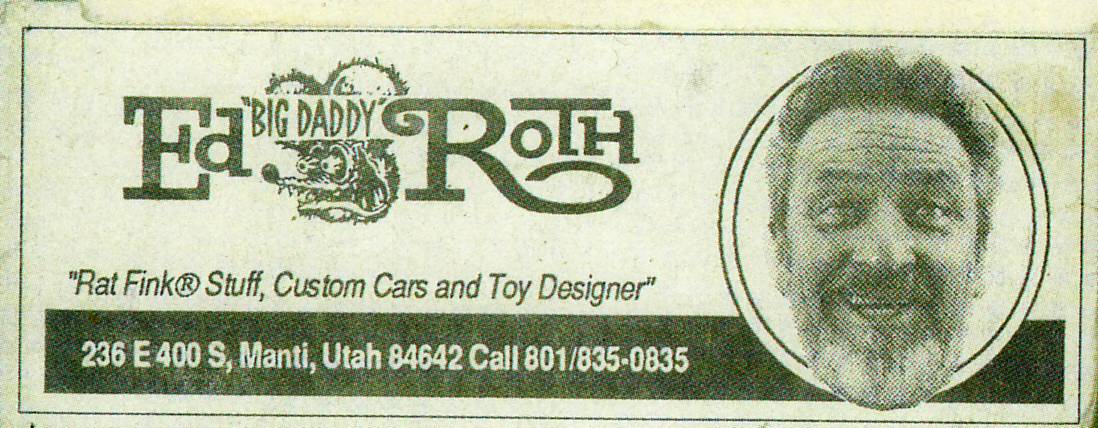 A Seasoned Taste: Ed "Big Daddy" Roth - Garage Artist