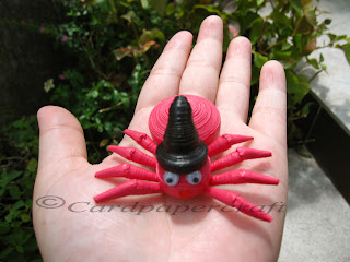 Card & Paper Craft: 3D Spider Quilling