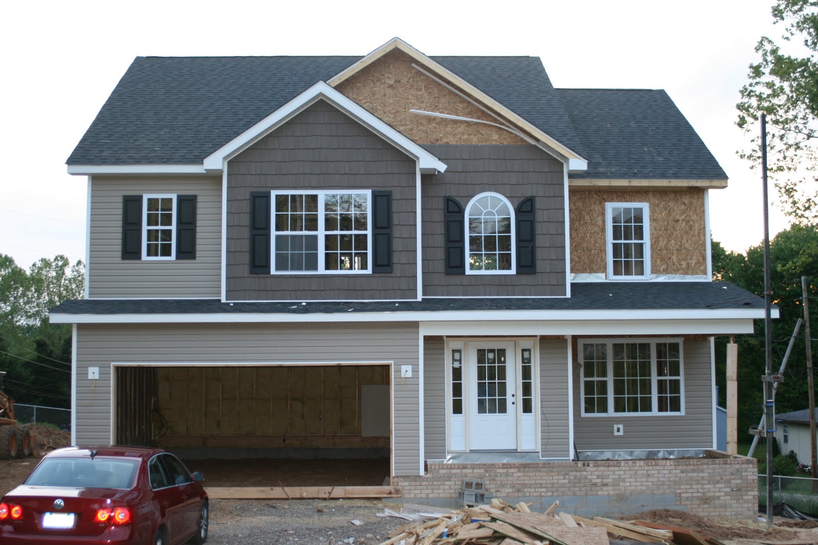 New House Construction Progress: Shaker Siding