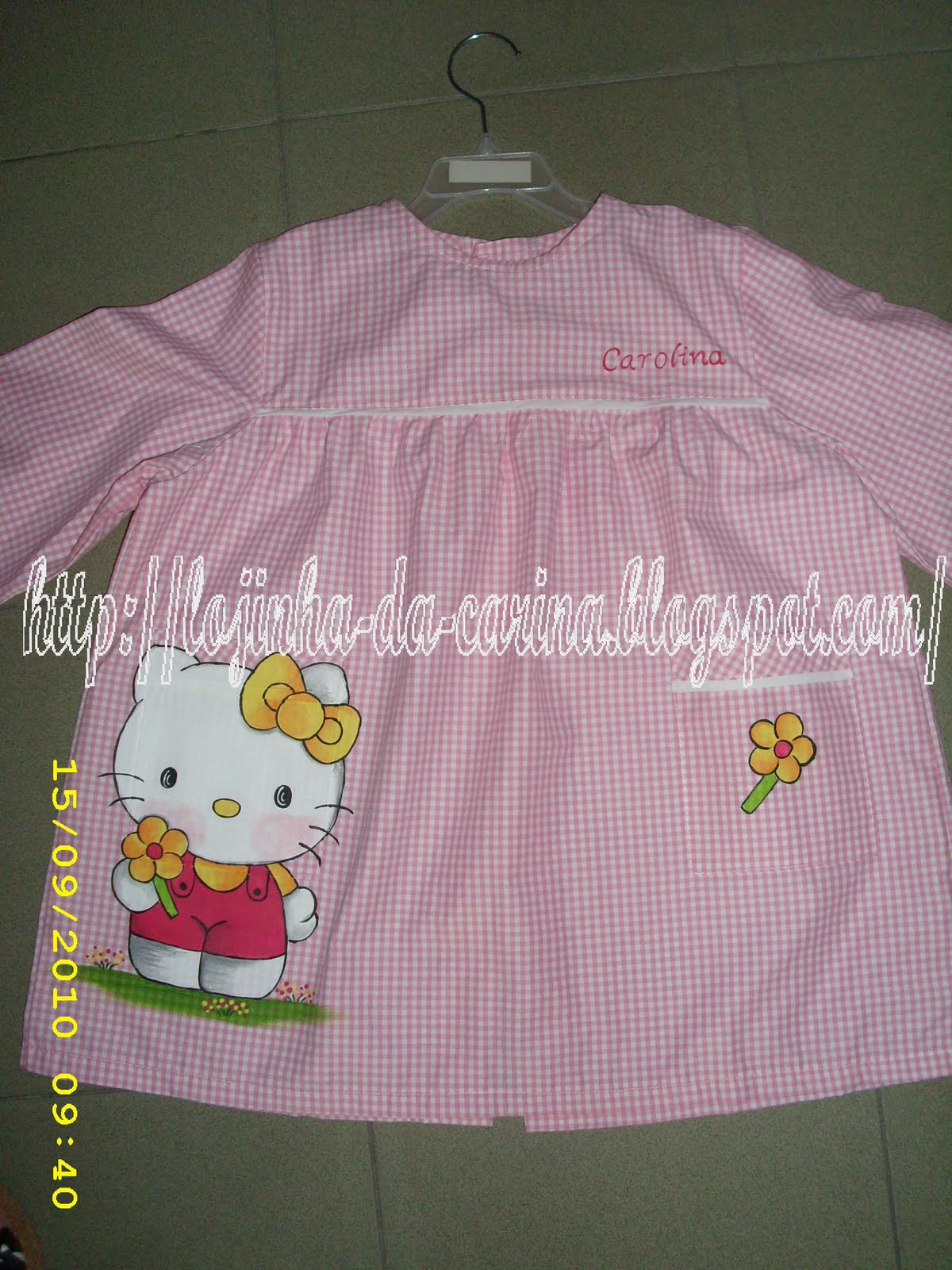 A Lojinha da Carina: Encomendas de bibes para a creche