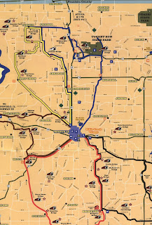 GIS Research and Map Collection: Weekend Getaway Maps from Ball State ...