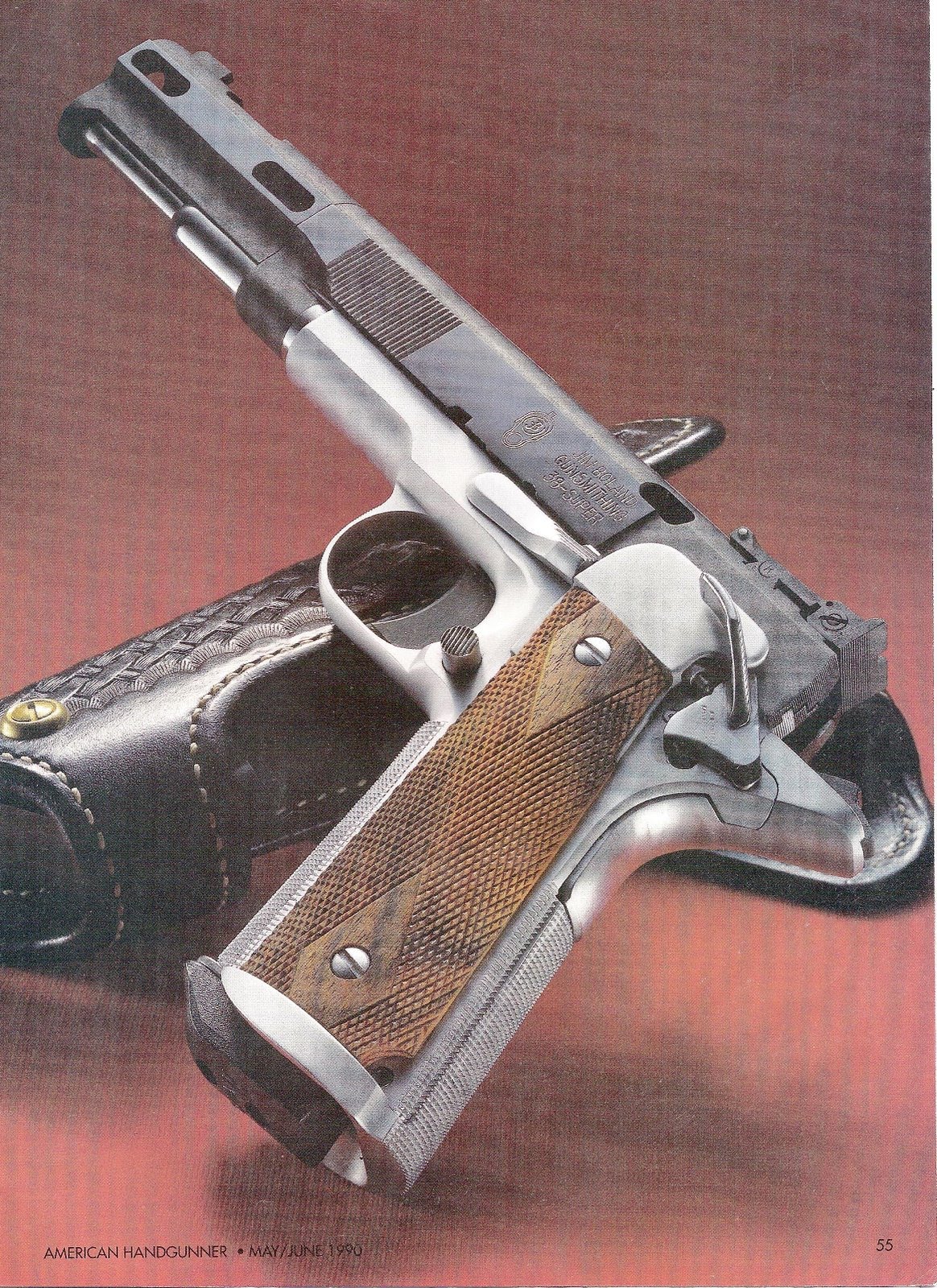 The Arsenal of Democracy: Jim Boland 1911 Steel gun in .38 Super-AH article