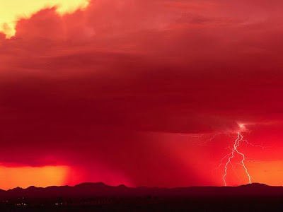 poze super tari: imagini natura - cerul rosu