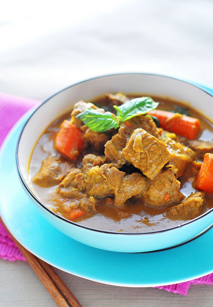 When East meets West: Coconut curry beef stew