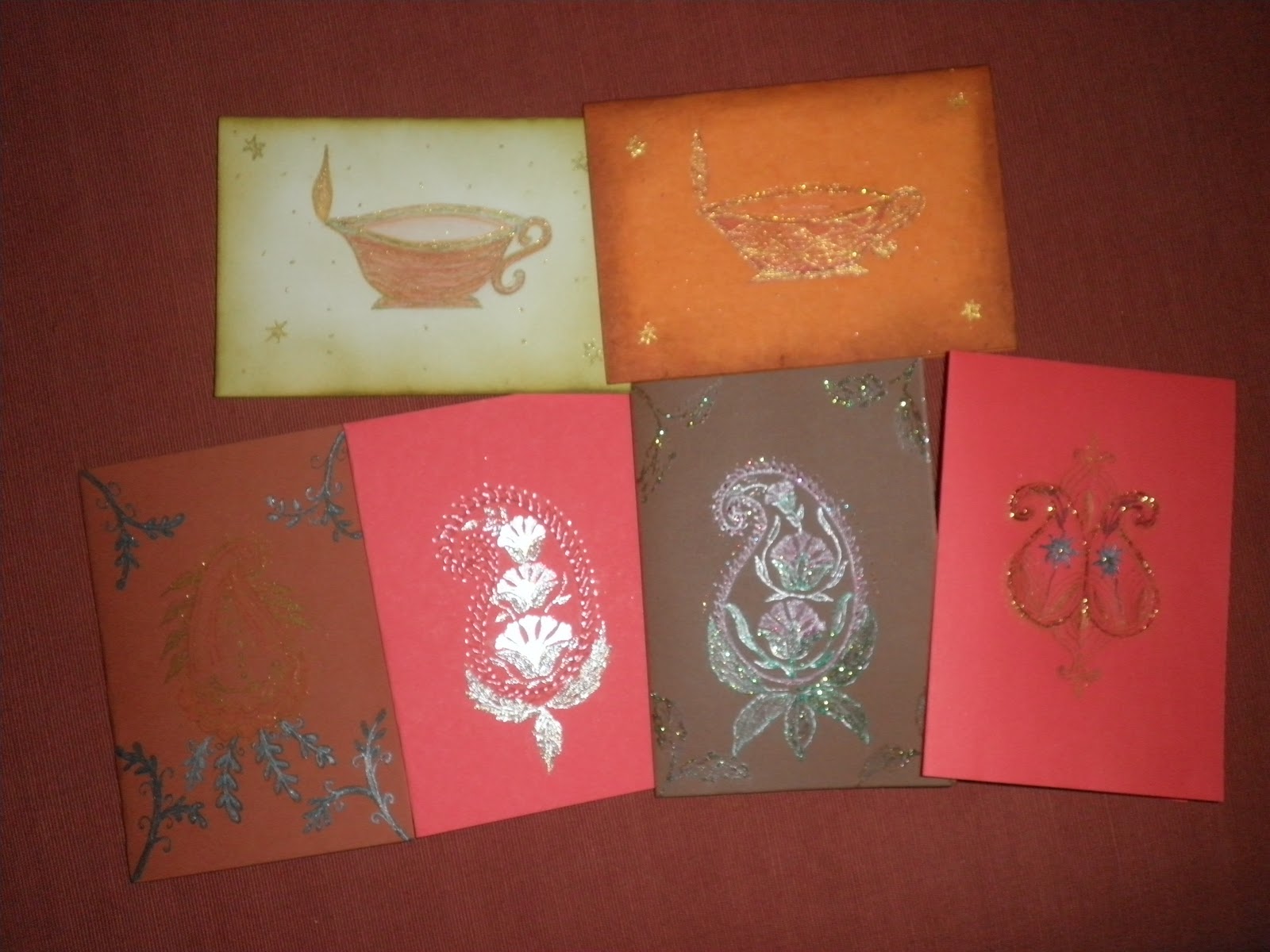 HANDMADE CARDS WITH LOVE FOR CHARITY: For charity card sale last week