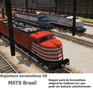 MSTS Brasil: Locomotivas Elétricas