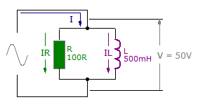 Parallel RL circuits formula and Phasor diagram explanation ...