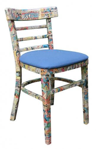 Popstuff-2010: Kapow! Reclaimed Comic Book Chairs, OMG!