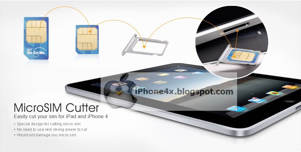 iPhone 4x: Micro Sim Cutter with Free Adapter