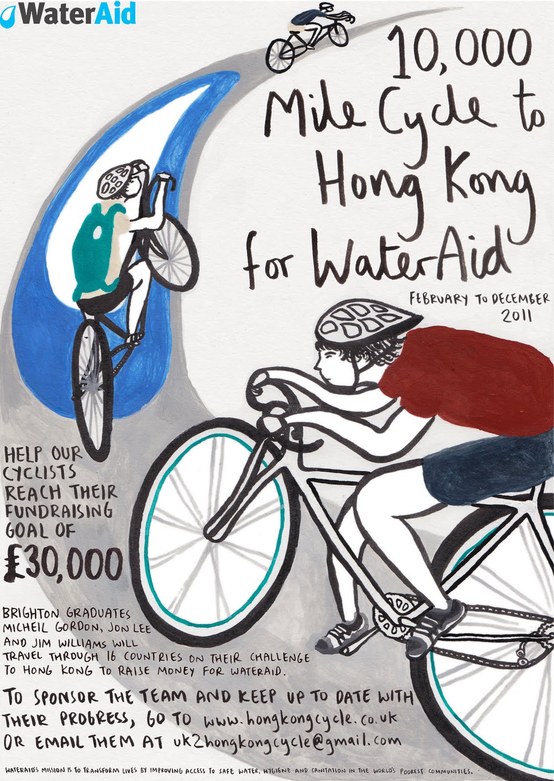 Hannah Forward Printmaking & Illustration: Poster for WaterAid