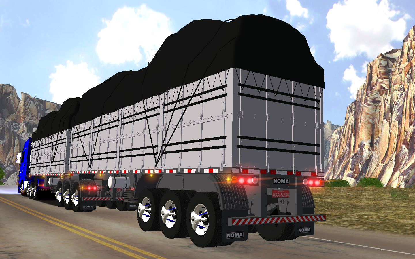 Caminhoes ALH: Bitrem 3 Eixos Graneleiro