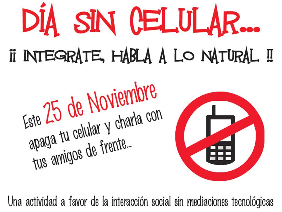 CAMPAÑA 'UN DÍA SIN CELULAR' ~ Agencia Q