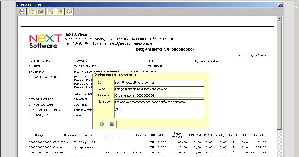 NeXT Software - Sistemas ERP e Nota Fiscal Eletrônica (NF-e / NFS-e ...