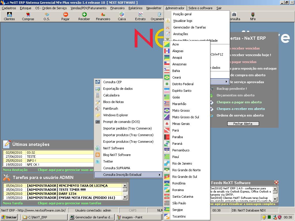 NeXT Software - Sistemas ERP e Nota Fiscal Eletrônica (NF-e / NFS-e ...