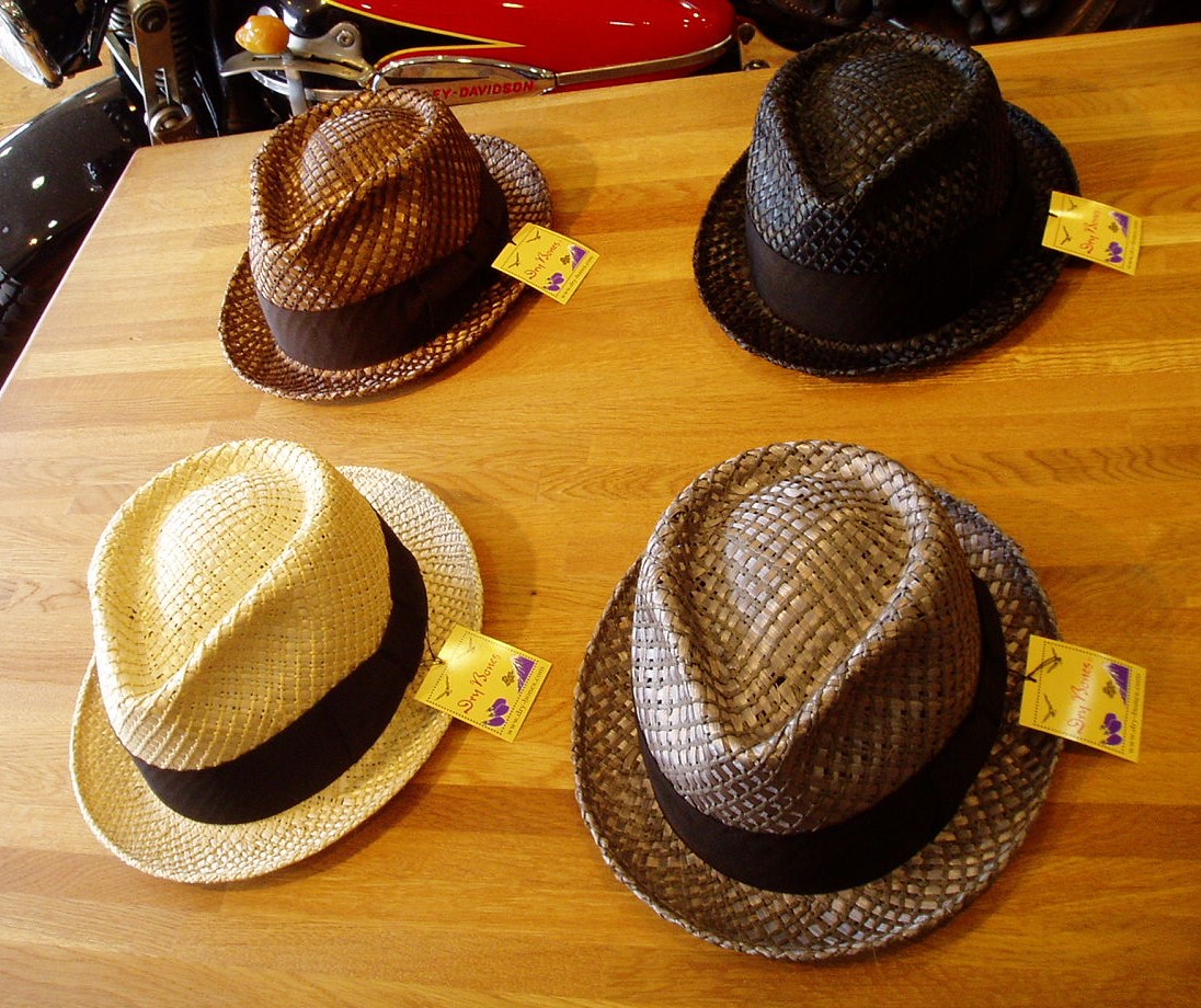 SWING-UP: Dry Bones Twisted Straw Gambler Hat入荷 SWING-UP: Dry Bones Twisted Straw Gambler Hat入荷